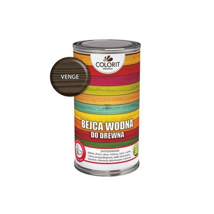 Colorit Bejca Wodna Do Drewna 0,5L VENGE WENGE 500ml do