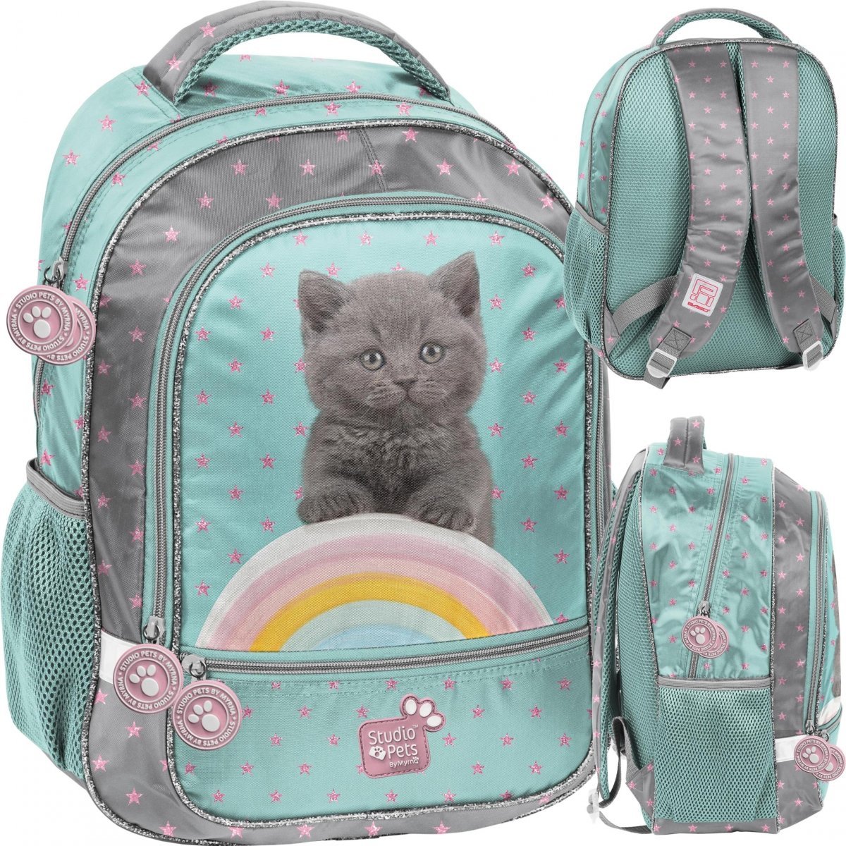 Kotek Plecak Szkolny dla Dziewczynki do 1 klasy [PTL-260] iplecaki.pl