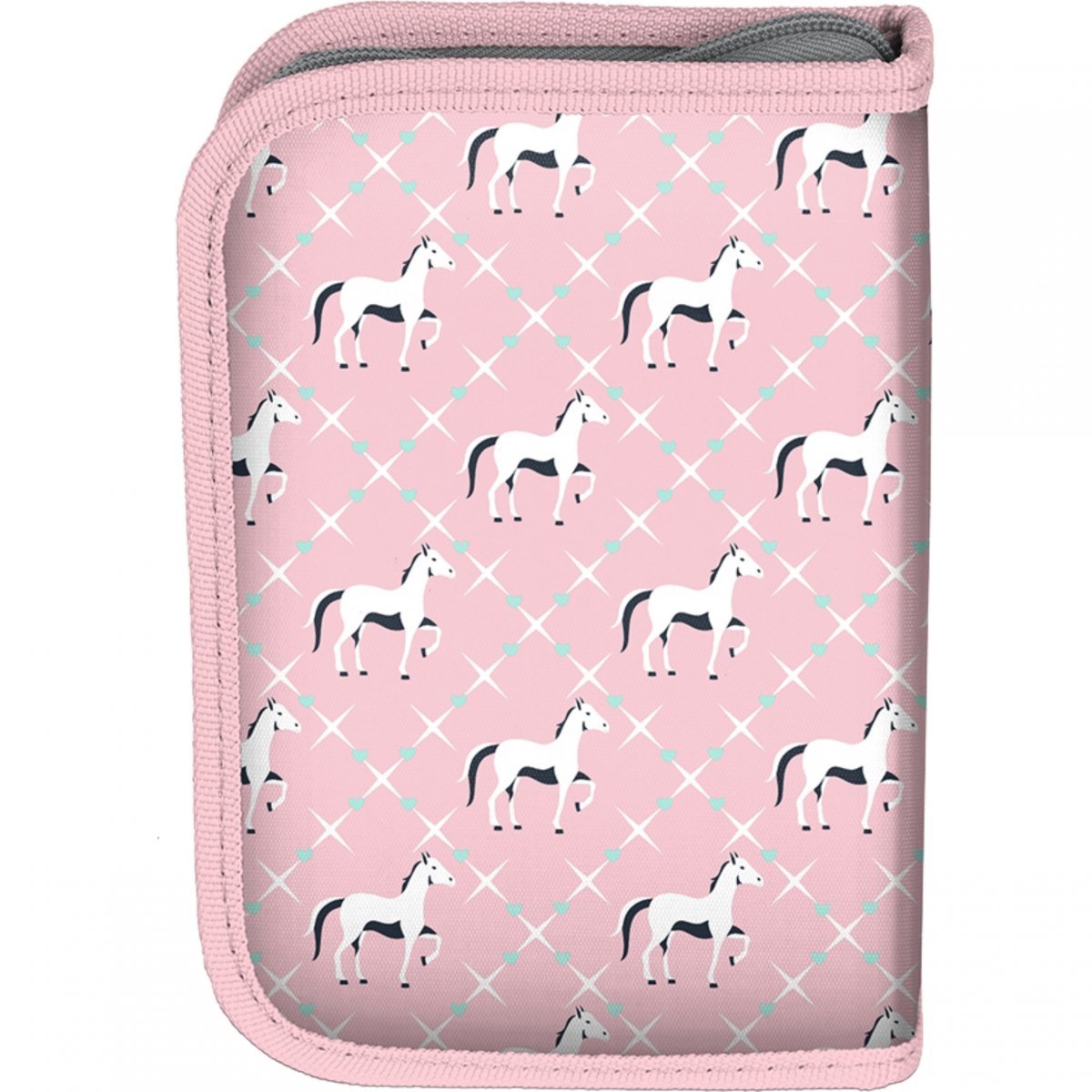 Plecak Szkolny Komplet 4w1 Konie Dziewczęcy z Koniem [PP23KO-081] iplecaki.pl