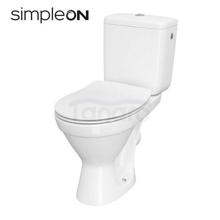 MITO - SET 699 - Wc Kompakt CERSANIA SimpleOn z deską Slim duroplastową ...