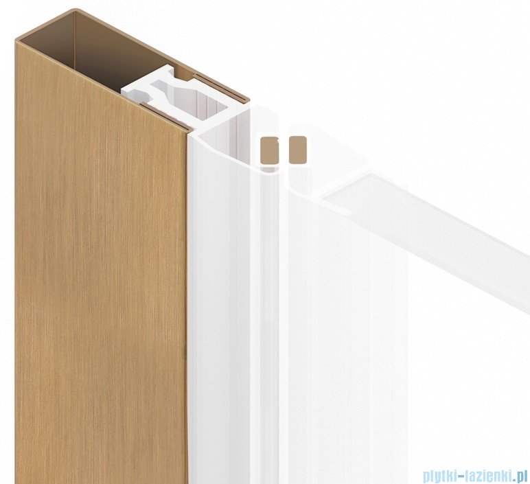 New Trendy Avexa Gold Brushed profil poszerzający do drzwi wnękowych 10 ...