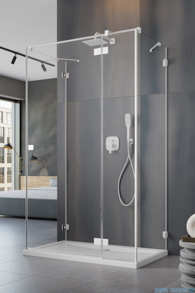 Radaway Essenza Pro White Kdj+S kabina 70x90x70cm prawa biały mat/szkło przejrzyste 10097390-04 ...