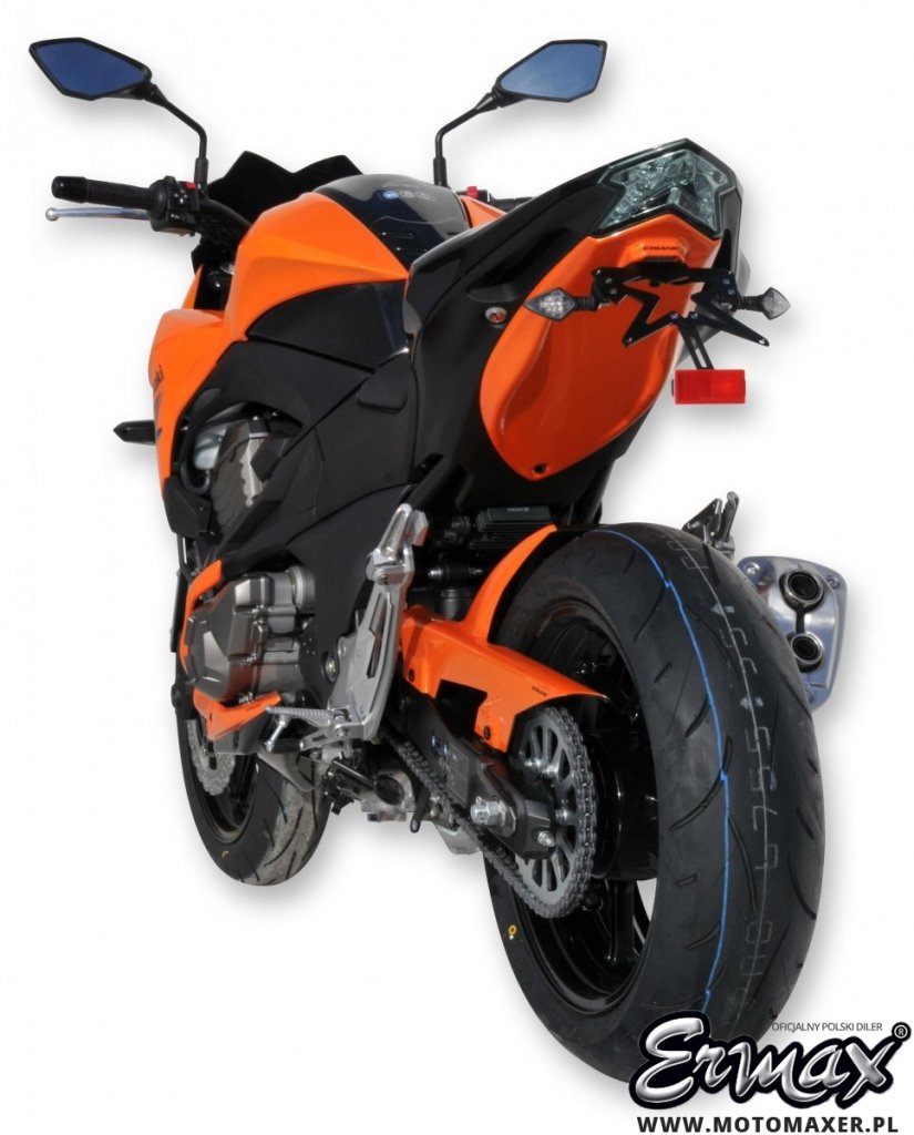 Mocowanie tablicy rejestracyjnej ERMAX UNDERTAIL Kawasaki Z800 2013 ...