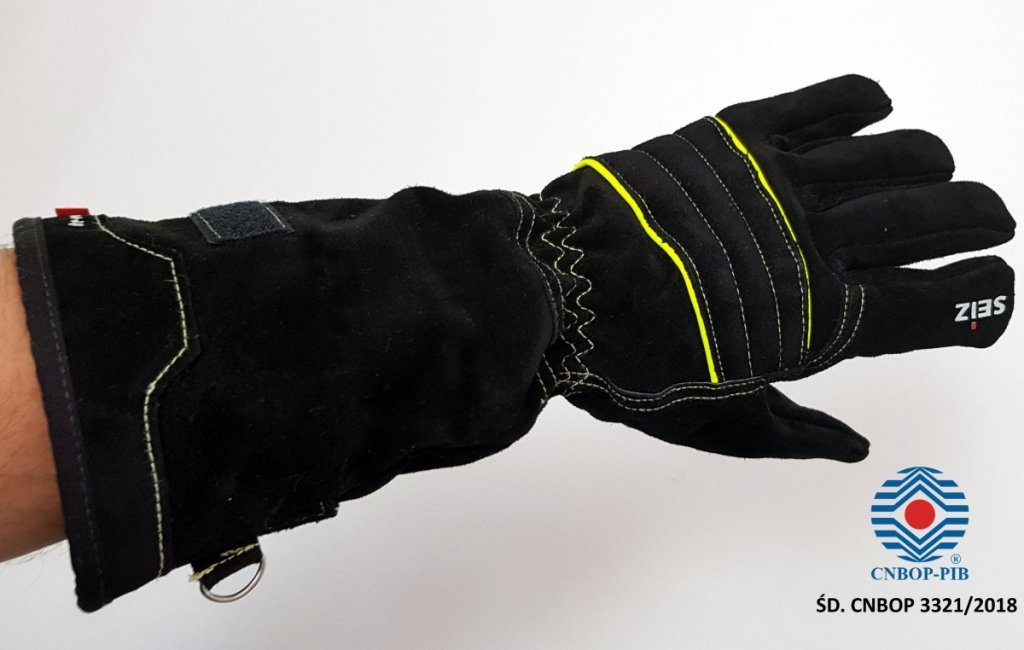 Rękawice specjalne strażackie SEIZ Fire-Worker Świadectwo CNBOP