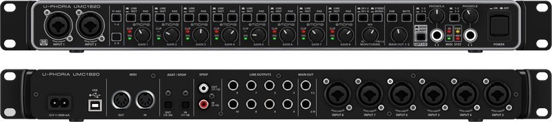 Behringer UMC1820 UMC-1820 UMC 1820 Interfejs audio