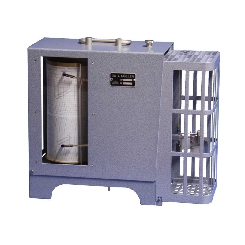 Dr Alfred Müller termohigrograf mechaniczny profesjonalny tradycyjny