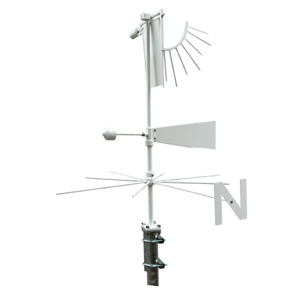 Wiatromierz Wilda oryginalny, mechaniczny pomiar prędkości i kierunku ...