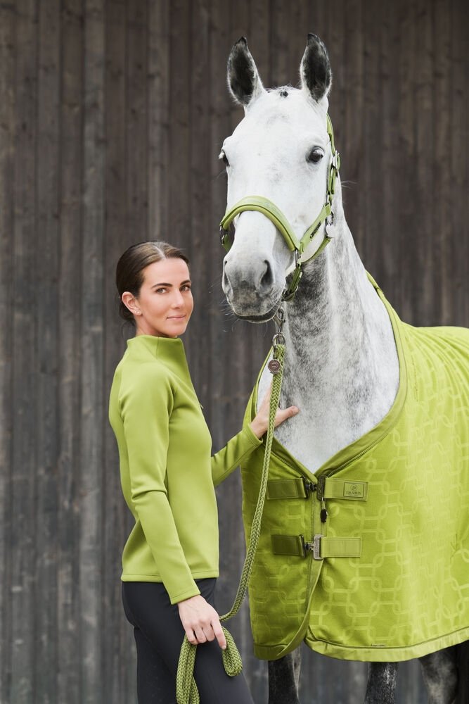 Derka polarowa FLEECE STAMP CHAIN Platinum 2024 - Eskadron - moss green