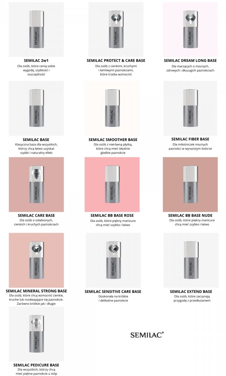 Semilac Dream Long Base baza witamina E 7 ml | Profryzjer