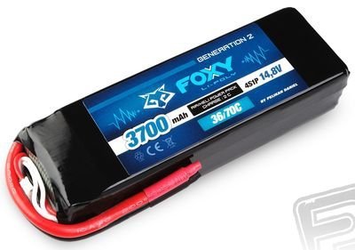 AKUMULATOR LI-PO FOXY 14,8V 3700MAH 36 70C G2 - PELIKAN FOXY - Akumulatory