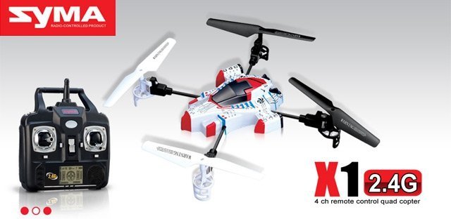 QUADROKOPTER SYMA X1 UFO 2,4Ghz - Modele Coptery Drony - Coptery-Drony