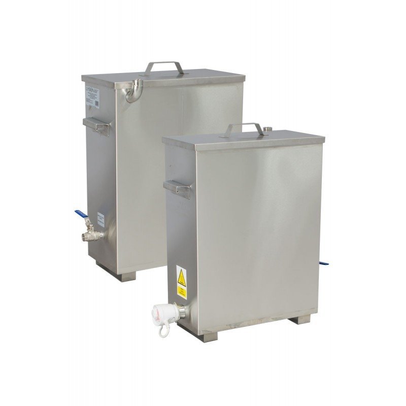 Mini wax melter with heating jacket and isolated cover, rectangular ...