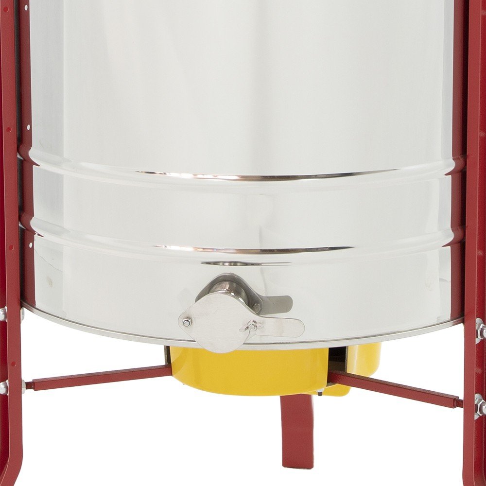 Tangential honey extractor, Ø600mm, 4-frame, manual+electric drive, CLASSIC