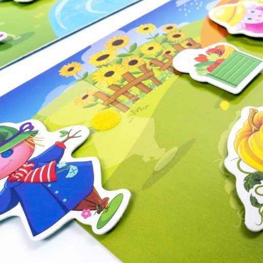 Gra z Rzepami Pory Roku Edukacyjna dla dzieci 2+