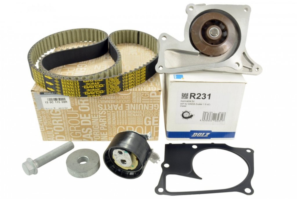 ROZRZĄD + POMPA WODY 1.5 DCI RENAULT CLIO IV CAPTUR KADJAR ORYGINAŁ ...