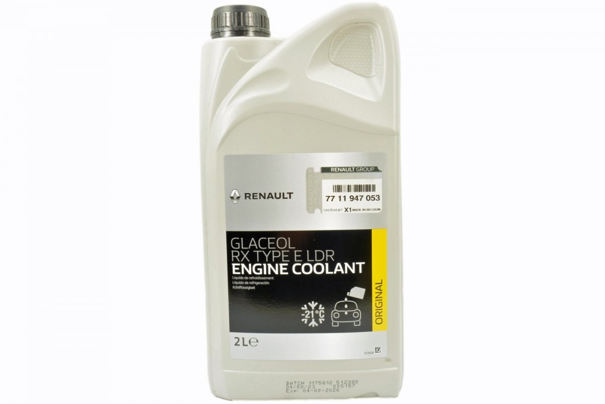 PŁYN CHŁODNICZY RENAULT DACIA GLACEOL RX TYPE D TYPE E 2L - Płyny - Chemia