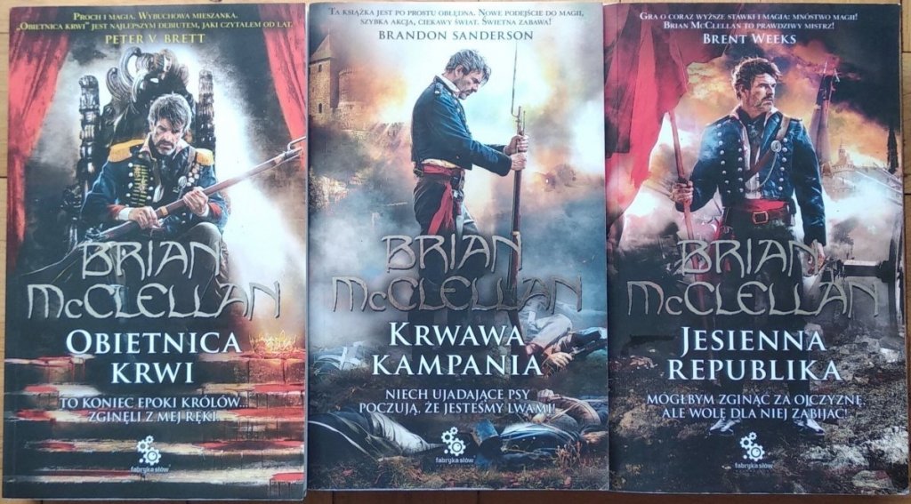 Brian McClellan Trylogia Magów Prochowych