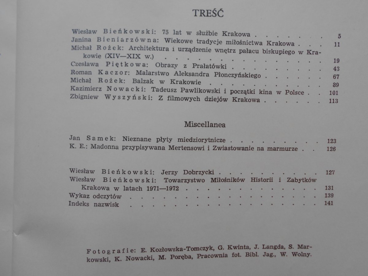 Rocznik Krakowski • Tom XLV 1974 - Cracoviana