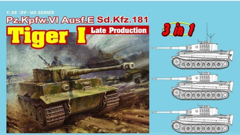Dragon 6406 Tiger I Late Production (1:35) - Tanks - 1939-1945 - 1 35 ...