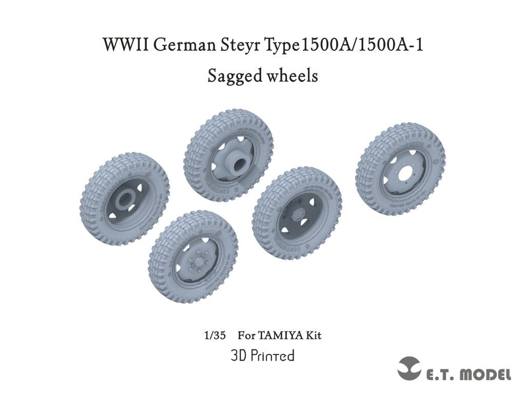 E.T. Model P35-137 WWII German Steyr Type1500A 1500A-1 Sagged wheels ...
