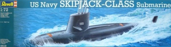Revell 05119 US Navy SKIPJACK-CLASS Submarine (1:72) - scale 1:72 ...