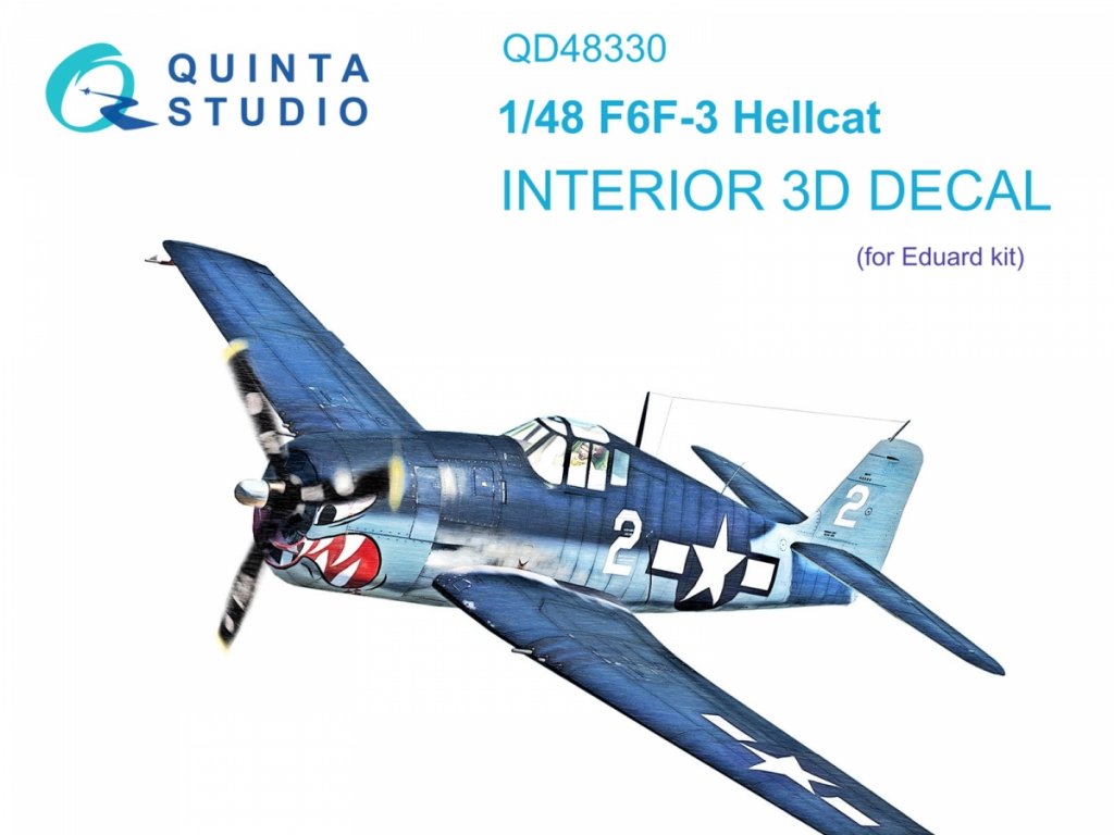 Quinta Studio QD48330 F6F-3 Hellcat 3D-Printed & coloured Interior on ...