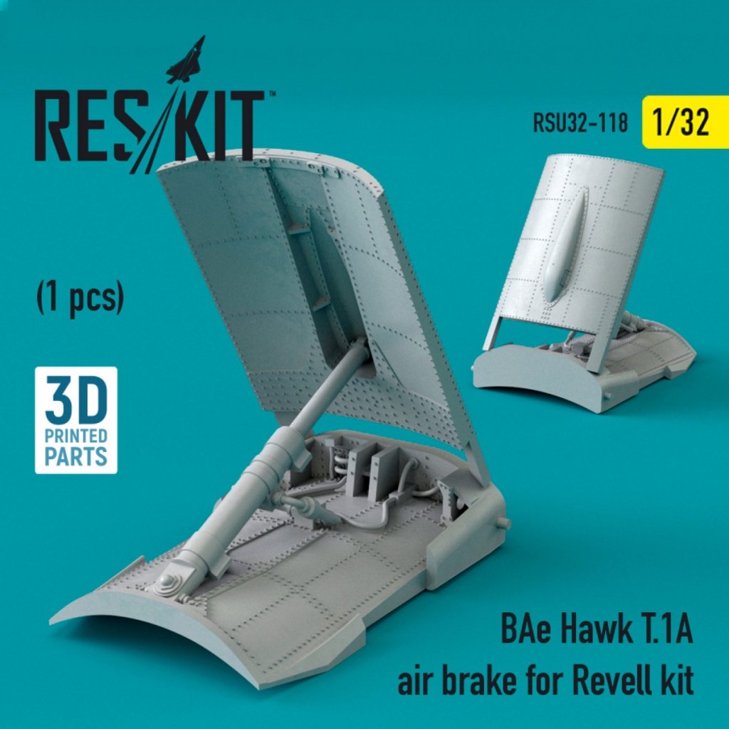 RESKIT RSU32-0118 BAE HAWK T.1A AIR BRAKES FOR REVELL KIT (3D PRINTED ...
