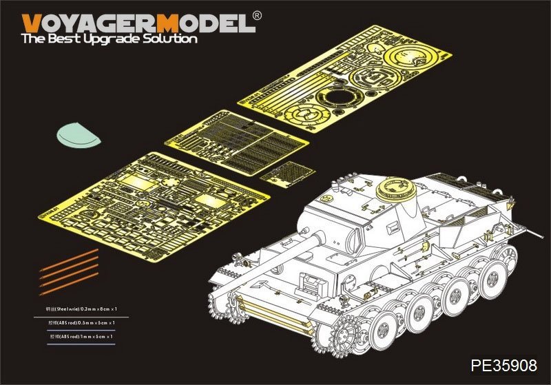 Voyager Model PE35908 WWII German Pz.Kpfw.VI Ausf.B (VK36.01) Basic for ...