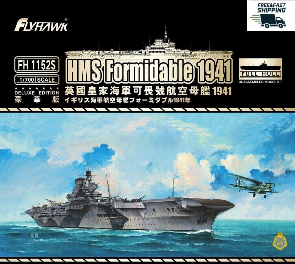 FlyHawk Model FH1152S HMS Formidable 1941 Deluxe Edition 1 700 - scale ...