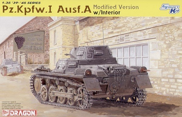 Dragon 6356 Pz.Kpfw. I Ausf. A Modified Version w Interior (1:35 ...