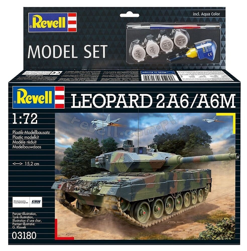 Revell 63180 Leopard 2A6 A6M Model Set 1 72 - auf 1945 - 1 72 ...