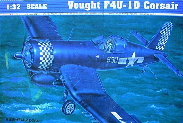 Trumpeter 02221 Vought F4U-1D Corsair (1:32) - propeller planes - 1:32 ...