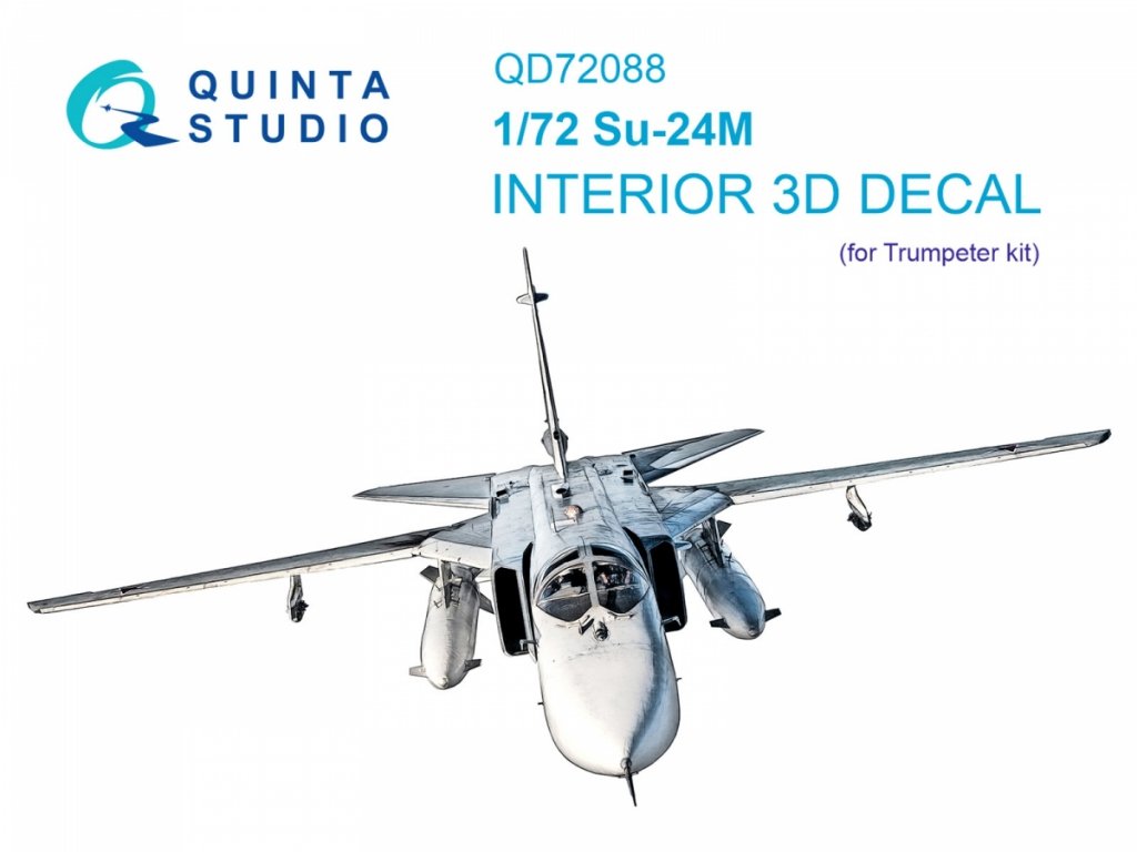 Quinta Studio QD72088 Su-24M 3D-Printed & coloured Interior on decal ...
