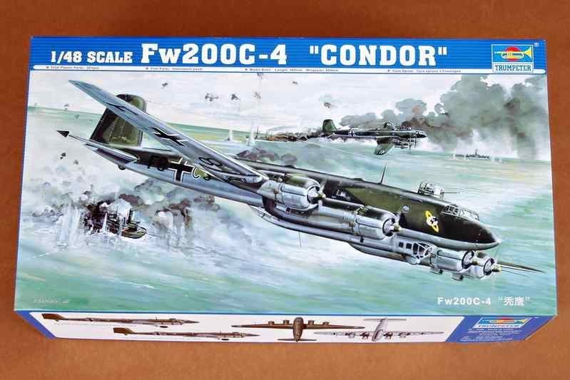 Trumpeter 02814 Focke-Wulf Fw-200 C-4 Condor (1:48) - propeller planes ...