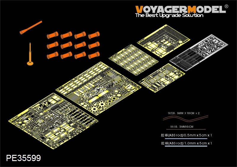 Voyager Model PE35599 Modern Russian T-90 MBT basic FOR MENG TS-006 1 35 - 1 35 - Voyager Model ...