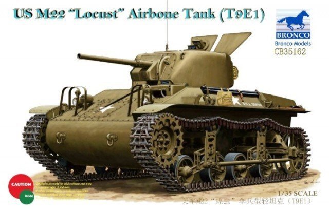 Bronco CB35162 US M22 Locust - Airborne Tank (T9E1) (1:35) - Tanks ...