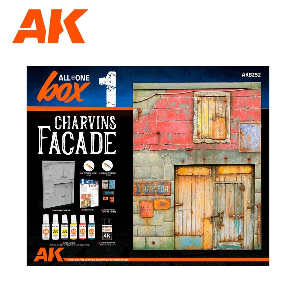 AK Interactive AK8252 ALL IN ONE SET -BOX 1 – CHARVINS FACADE ...