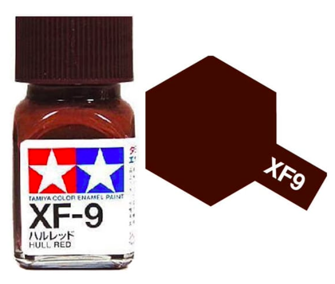 Tamiya XF9 Hull Red (80309) Enamel Paint - Tamiya Color Enamel Paint ...