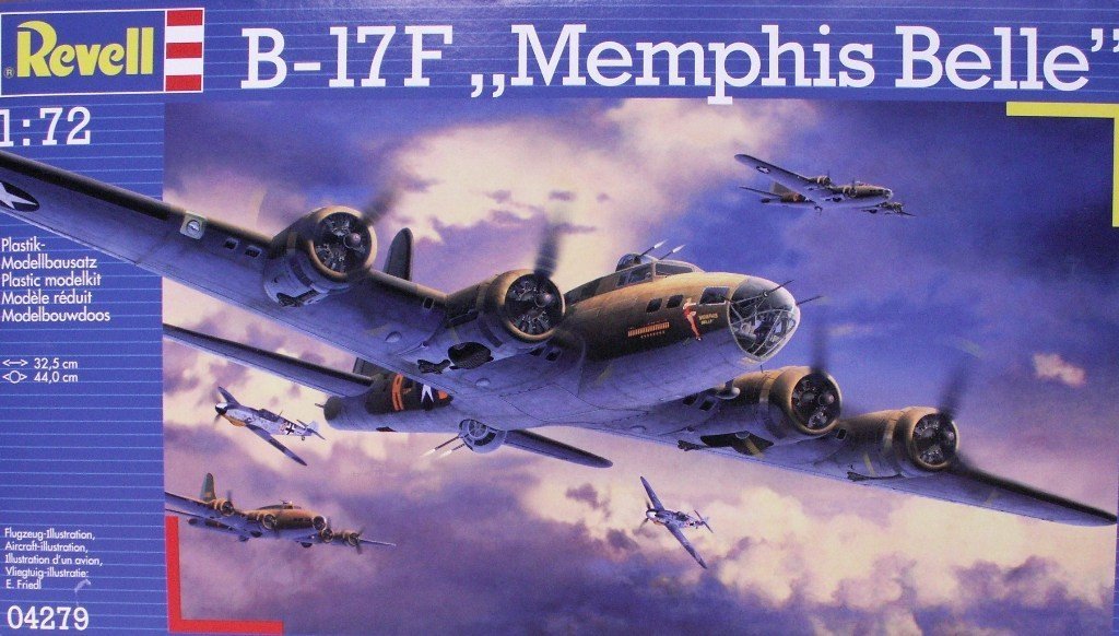 Revell 04279 Boeing B-17 F Memphis Belle (1:72) - propeller planes - 1: ...