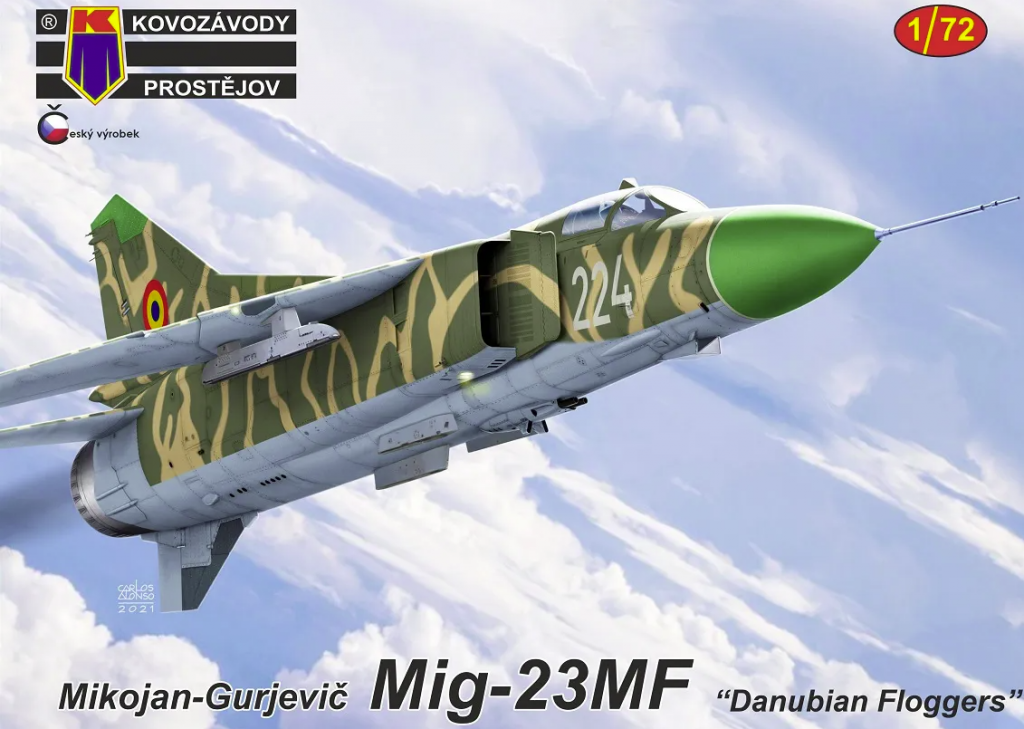 Kovozavody Prostejov KPM0287 MiG-23MF „Danubian Floggers“ 1 72 ...