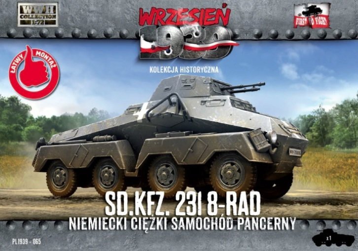 First to Fight PL061 Niemiecki samochód ciężarowy KRUPP PROTZE Kfz. 81 ...
