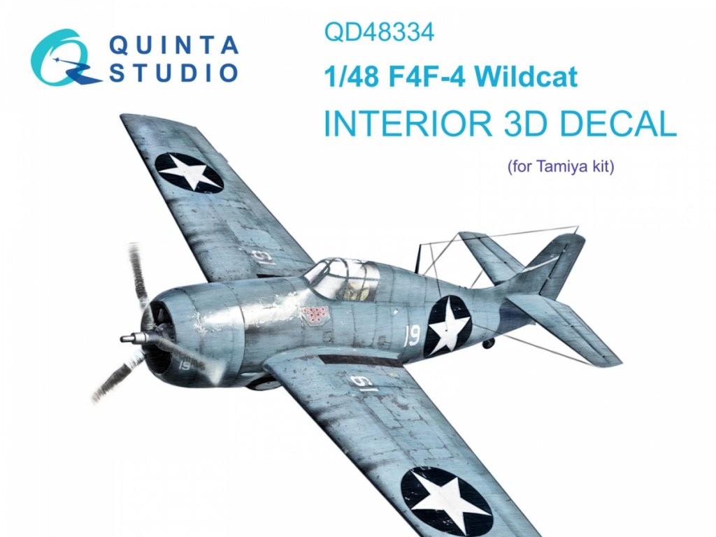 Quinta Studio QD48334 F4F-4 Wildcat 3D-Printed & coloured Interior on ...