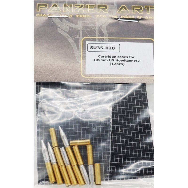 Panzer Art SU35-020 Cartridge cases for 105mm US Howitzer M2 (12pcs) 1 ...