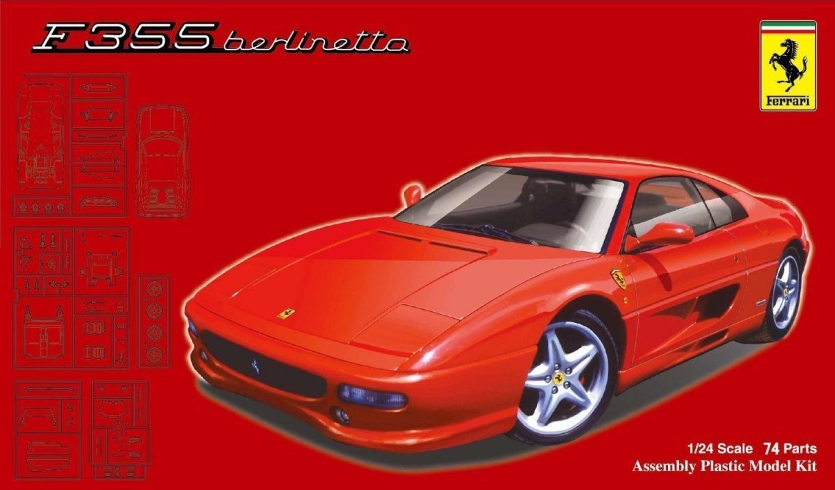 Fujimi 126302 Ferrari F355 Berlinetta (1:24) - 1:24 - Car models