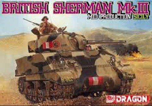 Dragon 6231 Sherman Mk.III Mid Production, Sicily (1:35) - Tanks - 1939 ...