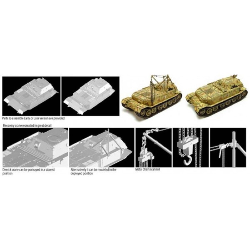 Dragon 6226 Bergepanzer Tiger (P) (1:35) - Tanks - 1939-1945 - 1 35 ...