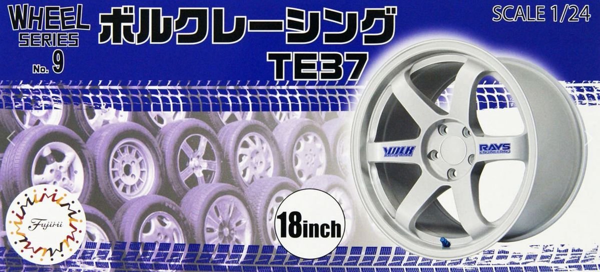 Fujimi 193502 Volk Racing TE37 18inch 1 24 - 1:24 - Car models