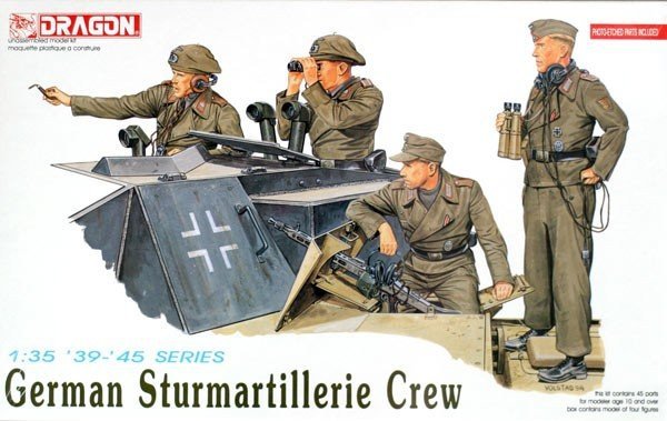 Dragon 6029 German Sturmatillerie Crew (1:35) - scale 1:35 - Figures