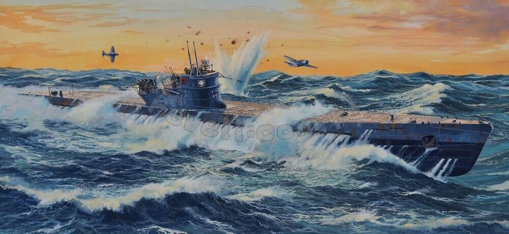 Revell 05180 German Submarine Type IX (U505) - Limited Edition 1 72 ...