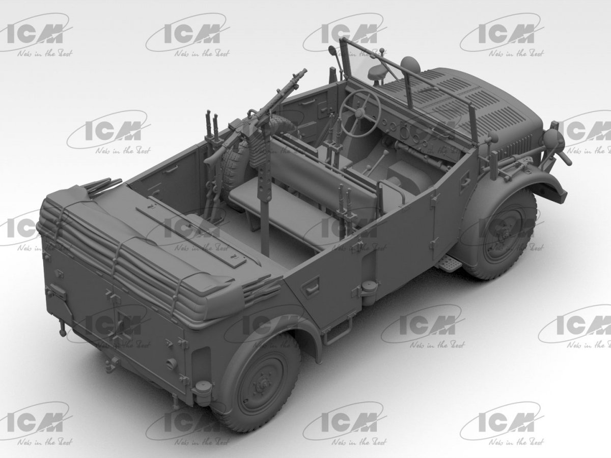 ICM 35502 Kfz.70 with MG 34 WWII German military vehicle 1 35 - Cars ...